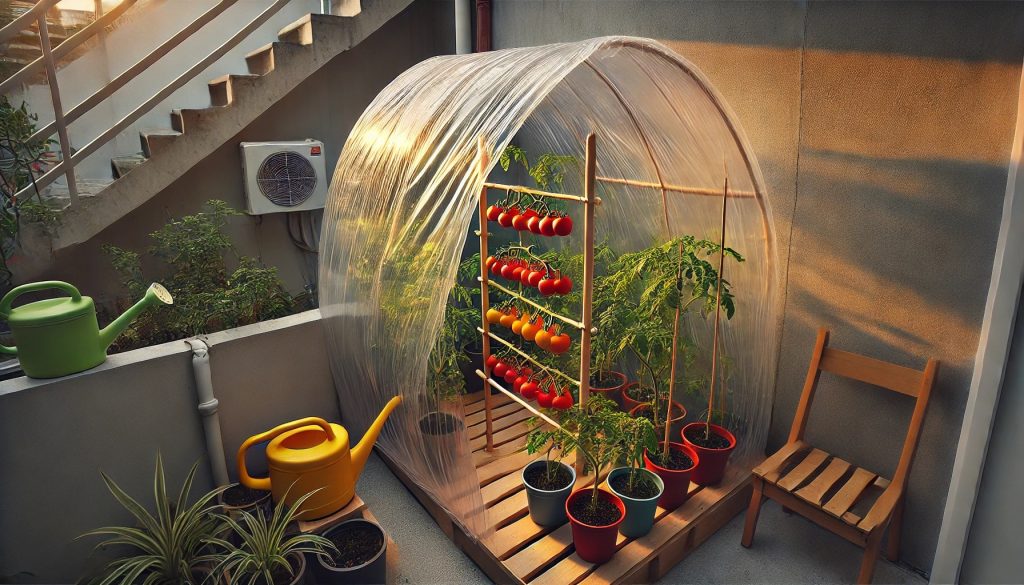 【家庭菜園】雨よけ自作で快適栽培｜竹やビニールで手軽にDIY